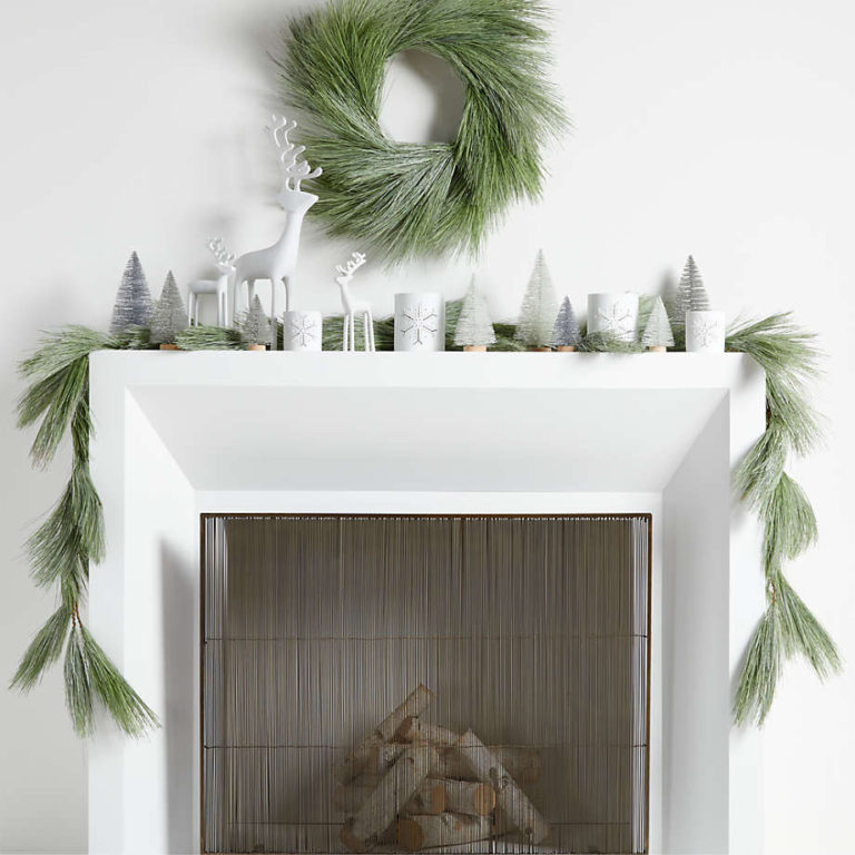 How To Create The Perfect Christmas Mantle | the crystal press fashion blog